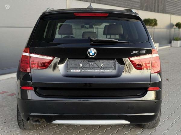 Black BMW X3 2012 in Siauliai, with an engine capacity of 2.00 L and mileage of 281 thousand km for 10650 €, photo 10 on AUTOMOTO.COM.LV