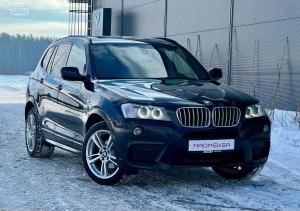 Black BMW X3 2012 in Vilnius, with an engine capacity of 3.00 L and mileage of 350 thousand km for 9190 €, photo 11 on AUTOMOTO.COM.LV