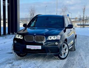 Black BMW X3 2012 in Vilnius, with an engine capacity of 3.00 L and mileage of 350 thousand km for 9190 €, photo 17 on AUTOMOTO.COM.LV