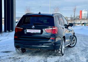 Black BMW X3 2012 in Vilnius, with an engine capacity of 3.00 L and mileage of 350 thousand km for 9190 €, photo 18 on AUTOMOTO.COM.LV