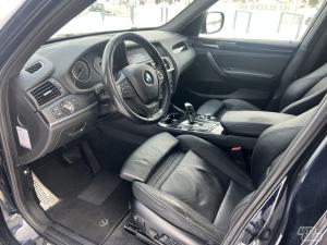 Black BMW X3 2012 in Vilnius, with an engine capacity of 3.00 L and mileage of 350 thousand km for 9190 €, photo 22 on AUTOMOTO.COM.LV