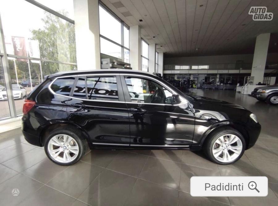 Melns BMW X3 2012 Panevēža, ar dzinēja tilpumu 3.00 L un nobraukumu 210 tūkst. km par 12000 €, foto 3 vietnē AUTOMOTO.COM.LV
