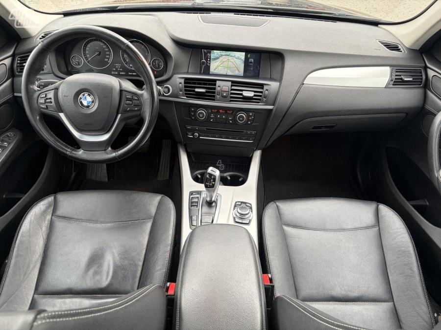 Melns BMW X3 2012 Viļņa, ar dzinēja tilpumu 3.00 L un nobraukumu 275 tūkst. km par 10400 €, foto 14 vietnē AUTOMOTO.COM.LV