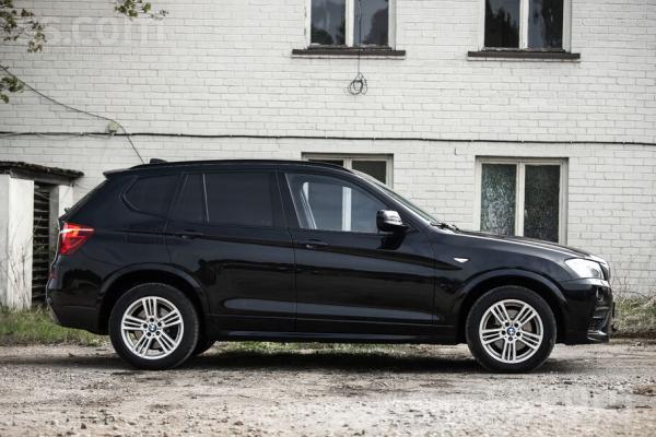 Black BMW X3 2012 in Tukums, with an engine capacity of 3.00 L and mileage of 0 thousand km for 12888 €, photo 3 on AUTOMOTO.COM.LV