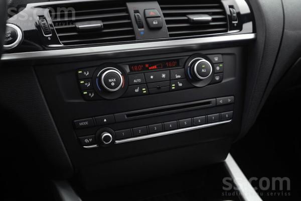 Black BMW X3 2012 in Tukums, with an engine capacity of 3.00 L and mileage of 0 thousand km for 12888 €, photo 8 on AUTOMOTO.COM.LV