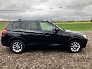 Black BMW X3 2012 in Talsi, with an engine capacity of 2.00 L and mileage of 198 thousand km for 10999 €, photo 3 on AUTOMOTO.COM.LV