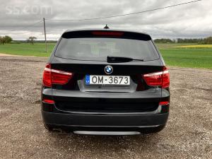 Black BMW X3 2012 in Talsi, with an engine capacity of 2.00 L and mileage of 198 thousand km for 10999 €, photo 5 on AUTOMOTO.COM.LV