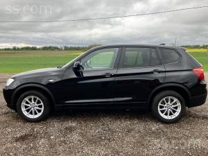 Black BMW X3 2012 in Talsi, with an engine capacity of 2.00 L and mileage of 198 thousand km for 10999 €, photo 7 on AUTOMOTO.COM.LV