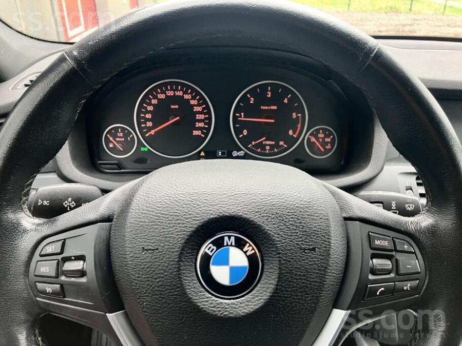 Black BMW X3 2012 in Talsi, with an engine capacity of 2.00 L and mileage of 198 thousand km for 10999 €, photo 11 on AUTOMOTO.COM.LV