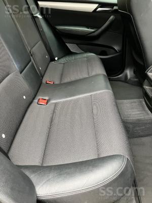 Black BMW X3 2012 in Talsi, with an engine capacity of 2.00 L and mileage of 198 thousand km for 10999 €, photo 16 on AUTOMOTO.COM.LV