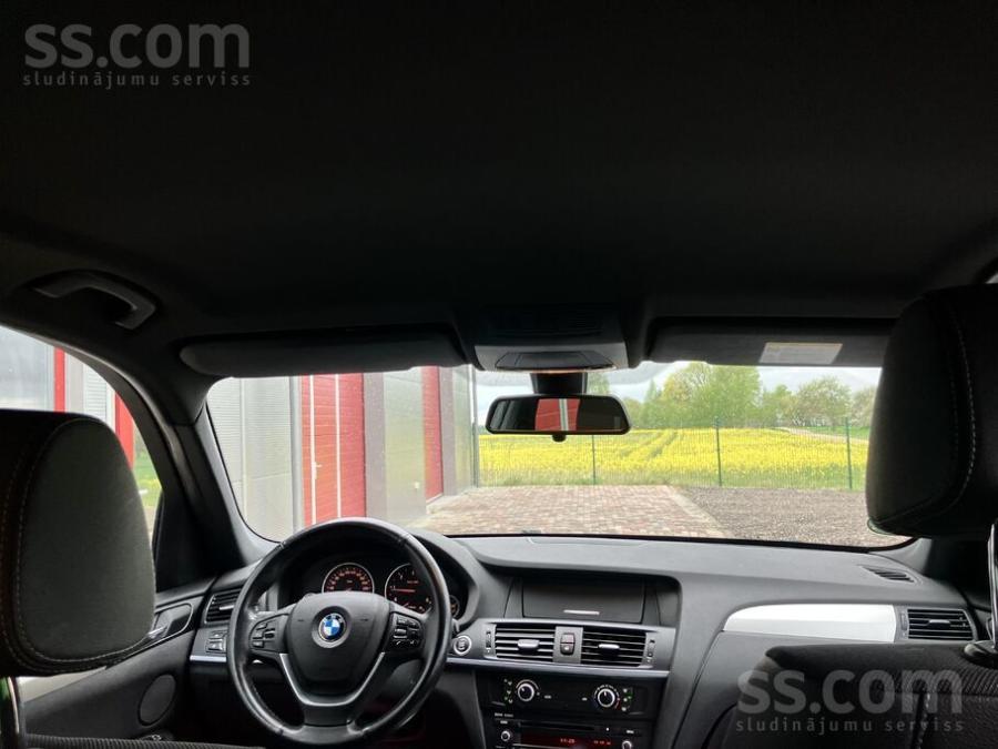 Black BMW X3 2012 in Talsi, with an engine capacity of 2.00 L and mileage of 198 thousand km for 10999 €, photo 19 on AUTOMOTO.COM.LV