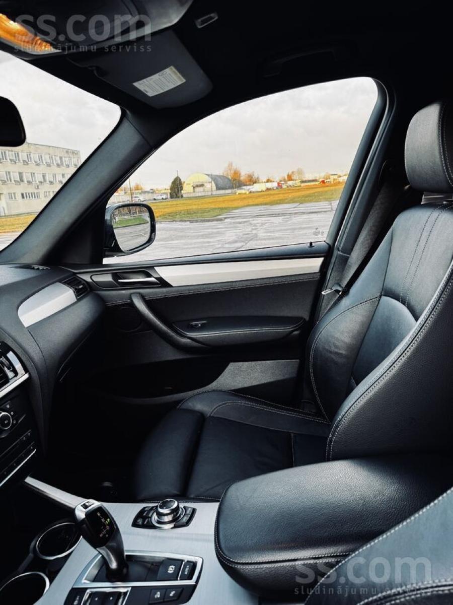 Melns BMW X3 2012 Rīga, ar dzinēja tilpumu 3.00 L un nobraukumu 296 tūkst. km par 10500 €, foto 5 vietnē AUTOMOTO.COM.LV