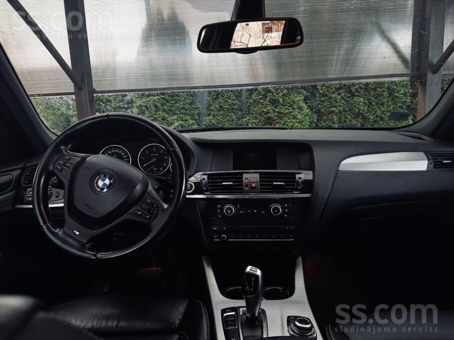 Melns BMW X3 2012 Rīga, ar dzinēja tilpumu 3.00 L un nobraukumu 296 tūkst. km par 10500 €, foto 7 vietnē AUTOMOTO.COM.LV