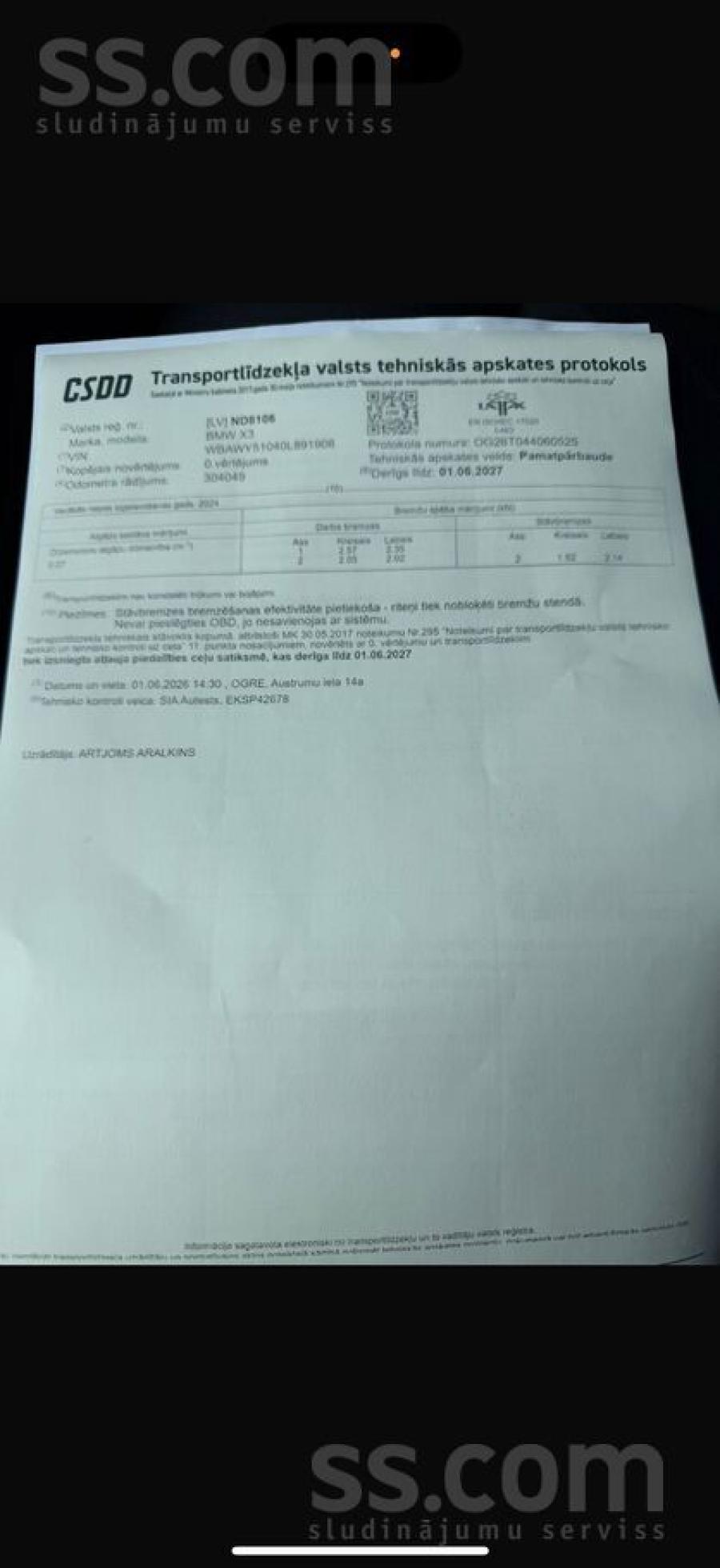 Melns BMW X3 2012 Rīga, ar dzinēja tilpumu 3.00 L un nobraukumu 296 tūkst. km par 10500 €, foto 13 vietnē AUTOMOTO.COM.LV