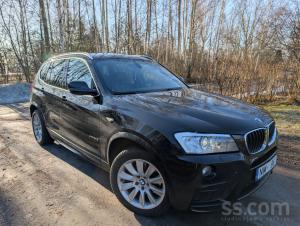 Black BMW X3 2012 in Ogre, with an engine capacity of 2.00 L and mileage of 134 thousand km for 13500 €, photo  on AUTOMOTO.COM.LV