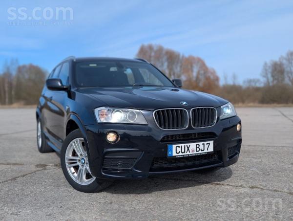 Black BMW X3 2012 in Riga, with an engine capacity of 2.00 L and mileage of 270 thousand km for 10300 €, photo 6 on AUTOMOTO.COM.LV