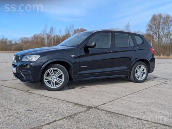 Black BMW X3 2012 in Riga, with an engine capacity of 2.00 L and mileage of 270 thousand km for 10300 €, photo 3 on AUTOMOTO.COM.LV