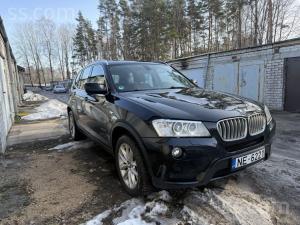Melns BMW X3 2012 Rīga, ar dzinēja tilpumu 3.00 L un nobraukumu 232 tūkst. km par 10699 €, foto  vietnē AUTOMOTO.COM.LV
