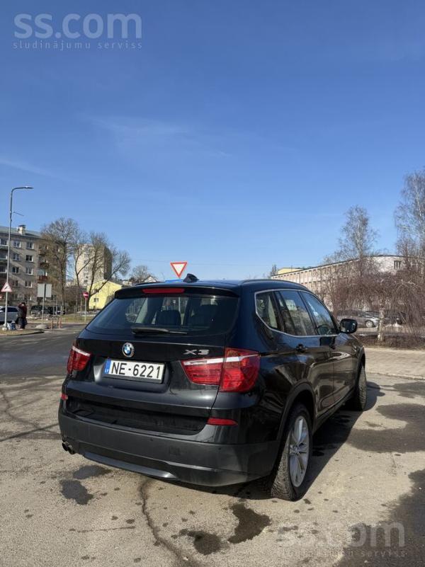 Melns BMW X3 2012 Rīga, ar dzinēja tilpumu 3.00 L un nobraukumu 232 tūkst. km par 10699 €, foto 4 vietnē AUTOMOTO.COM.LV