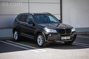 Black BMW X3 2012 in Riga, with an engine capacity of 2.00 L and mileage of 0 thousand km for 9990 €, photo 4 on AUTOMOTO.COM.LV
