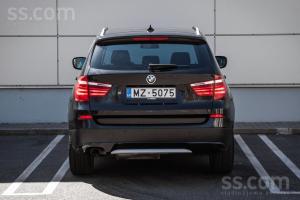 Black BMW X3 2012 in Riga, with an engine capacity of 2.00 L and mileage of 0 thousand km for 9990 €, photo 6 on AUTOMOTO.COM.LV