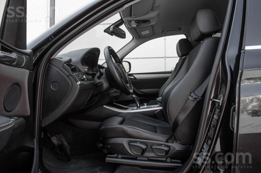 Black BMW X3 2012 in Riga, with an engine capacity of 2.00 L and mileage of 0 thousand km for 9990 €, photo 8 on AUTOMOTO.COM.LV