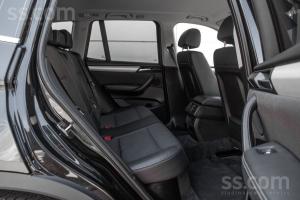 Black BMW X3 2012 in Riga, with an engine capacity of 2.00 L and mileage of 0 thousand km for 9990 €, photo 11 on AUTOMOTO.COM.LV