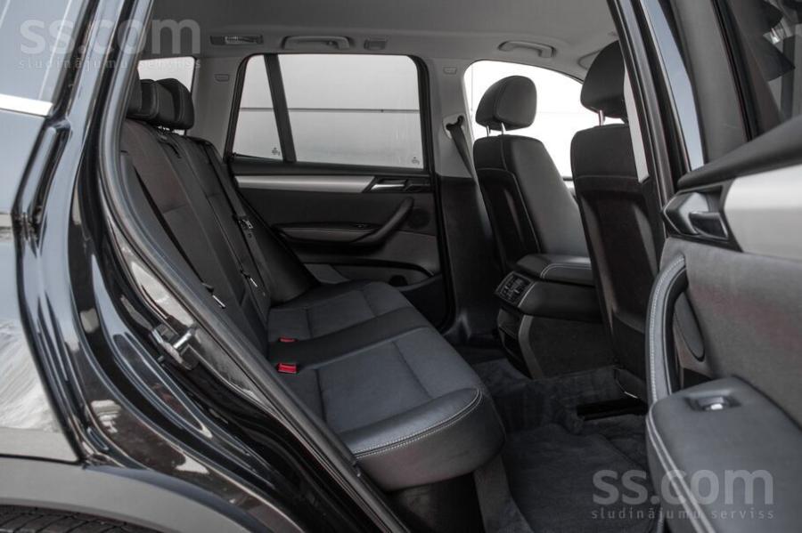 Black BMW X3 2012 in Riga, with an engine capacity of 2.00 L and mileage of 0 thousand km for 9990 €, photo 11 on AUTOMOTO.COM.LV