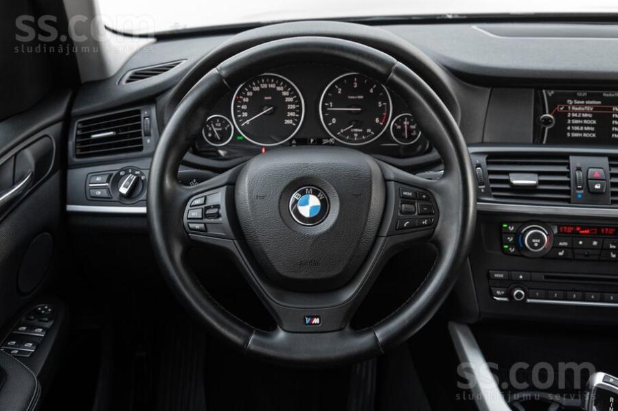 Black BMW X3 2012 in Riga, with an engine capacity of 2.00 L and mileage of 0 thousand km for 9990 €, photo 18 on AUTOMOTO.COM.LV