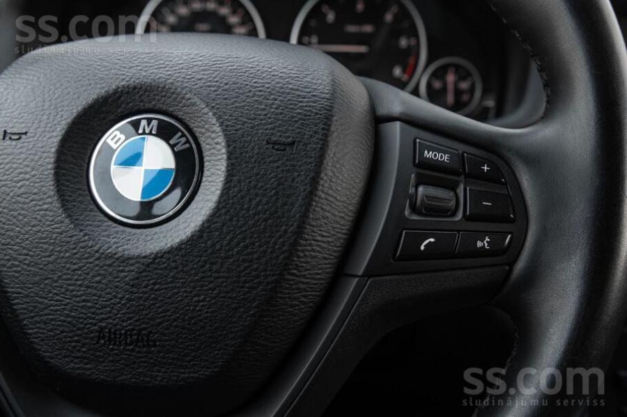 Black BMW X3 2012 in Riga, with an engine capacity of 2.00 L and mileage of 0 thousand km for 9990 €, photo 20 on AUTOMOTO.COM.LV