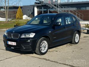 Black BMW X3 2012 in Riga, with an engine capacity of 2.00 L and mileage of 253 thousand km for 12690 €, photo  on AUTOMOTO.COM.LV