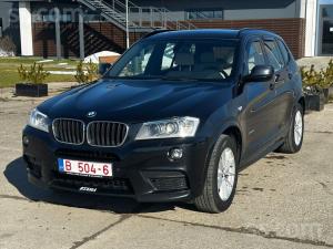 Black BMW X3 2012 in Riga, with an engine capacity of 2.00 L and mileage of 253 thousand km for 12690 €, photo 3 on AUTOMOTO.COM.LV