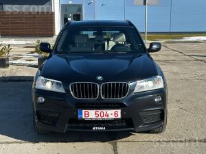 Black BMW X3 2012 in Riga, with an engine capacity of 2.00 L and mileage of 253 thousand km for 12690 €, photo 4 on AUTOMOTO.COM.LV