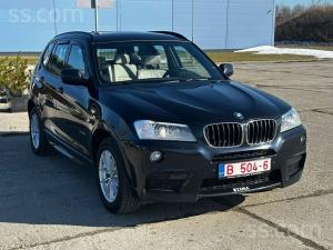 Black BMW X3 2012 in Riga, with an engine capacity of 2.00 L and mileage of 253 thousand km for 12690 €, photo 5 on AUTOMOTO.COM.LV