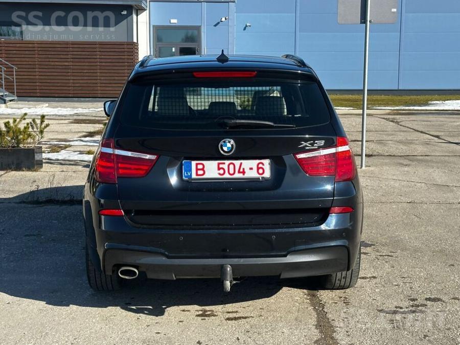 Black BMW X3 2012 in Riga, with an engine capacity of 2.00 L and mileage of 253 thousand km for 12690 €, photo 11 on AUTOMOTO.COM.LV