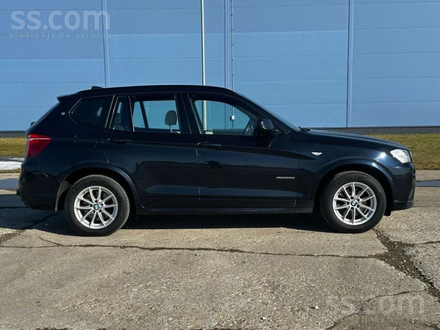 Black BMW X3 2012 in Riga, with an engine capacity of 2.00 L and mileage of 253 thousand km for 12690 €, photo 13 on AUTOMOTO.COM.LV