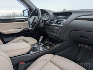 Black BMW X3 2012 in Riga, with an engine capacity of 2.00 L and mileage of 253 thousand km for 12690 €, photo 17 on AUTOMOTO.COM.LV