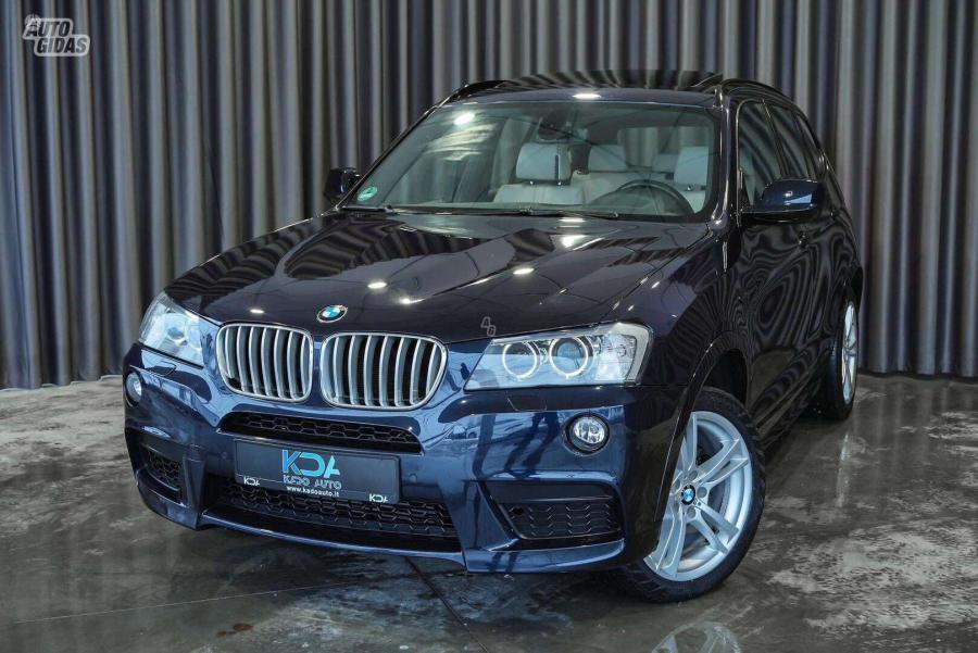 Black BMW X3 2012 in Marijampole, with an engine capacity of 3.00 L and mileage of 277 thousand km for 11850 €, photo 5 on AUTOMOTO.COM.LV
