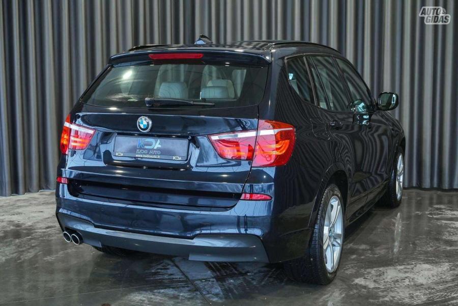 Black BMW X3 2012 in Marijampole, with an engine capacity of 3.00 L and mileage of 277 thousand km for 11850 €, photo 12 on AUTOMOTO.COM.LV