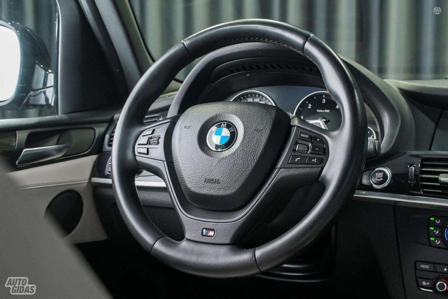 Black BMW X3 2012 in Marijampole, with an engine capacity of 3.00 L and mileage of 277 thousand km for 11850 €, photo 20 on AUTOMOTO.COM.LV