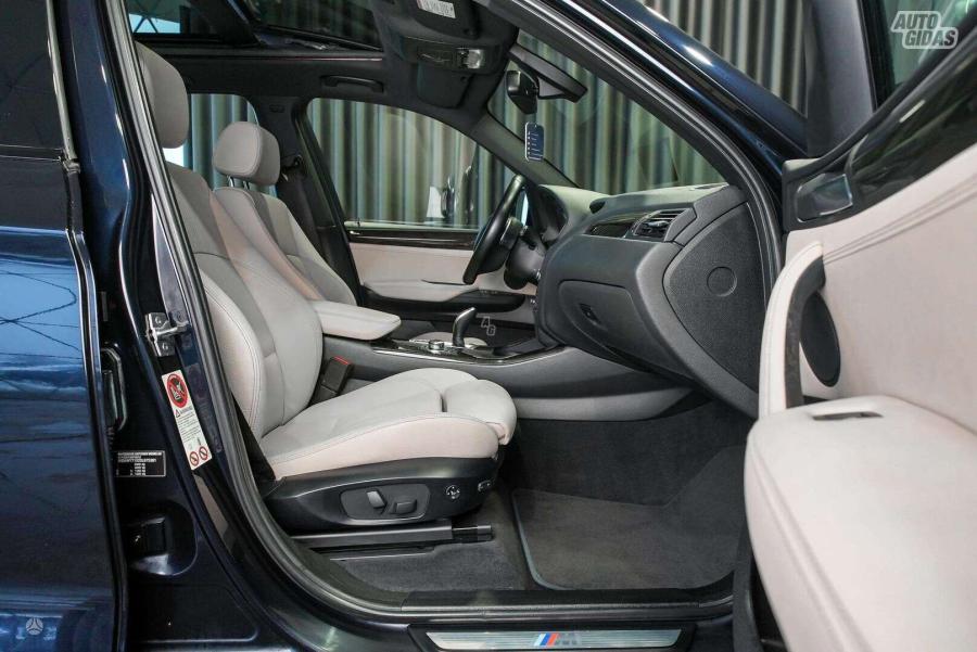 Black BMW X3 2012 in Marijampole, with an engine capacity of 3.00 L and mileage of 277 thousand km for 11850 €, photo 36 on AUTOMOTO.COM.LV