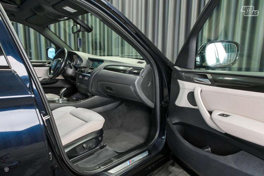 Black BMW X3 2012 in Marijampole, with an engine capacity of 3.00 L and mileage of 277 thousand km for 11850 €, photo 37 on AUTOMOTO.COM.LV