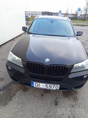 Black BMW X3 2012 in Riga, with an engine capacity of 3.00 L and mileage of 271 thousand km for 13400 €, photo 4 on AUTOMOTO.COM.LV