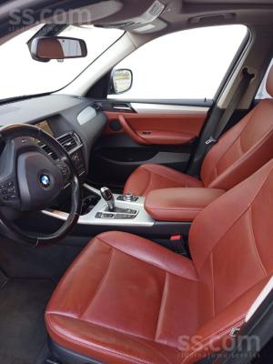 Black BMW X3 2012 in Riga, with an engine capacity of 3.00 L and mileage of 271 thousand km for 13400 €, photo 8 on AUTOMOTO.COM.LV