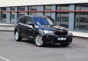 Melns BMW X3 2012 Rīga, ar dzinēja tilpumu 2.00 L un nobraukumu 198 tūkst. km par 11480 €, foto  vietnē AUTOMOTO.COM.LV