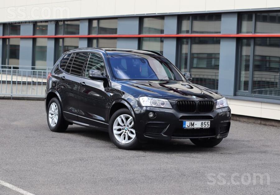Melns BMW X3 2012 Rīga, ar dzinēja tilpumu 2.00 L un nobraukumu 198 tūkst. km par 11480 €, foto 1 vietnē AUTOMOTO.COM.LV