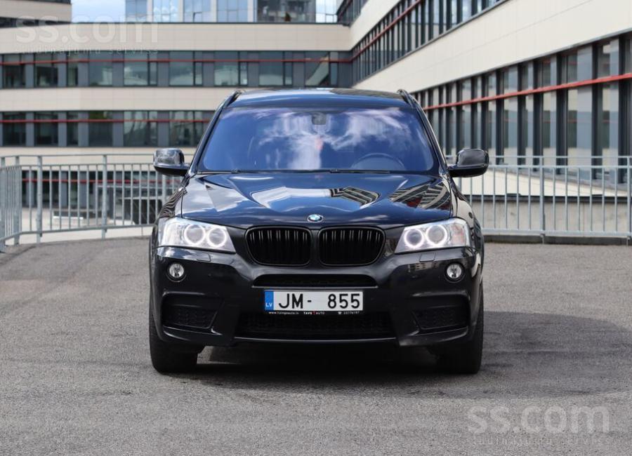 Melns BMW X3 2012 Rīga, ar dzinēja tilpumu 2.00 L un nobraukumu 198 tūkst. km par 11480 €, foto 3 vietnē AUTOMOTO.COM.LV