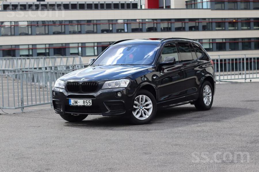 Melns BMW X3 2012 Rīga, ar dzinēja tilpumu 2.00 L un nobraukumu 198 tūkst. km par 11480 €, foto 4 vietnē AUTOMOTO.COM.LV