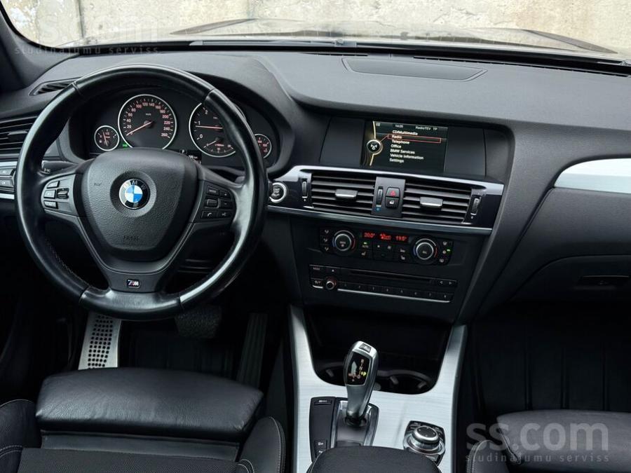 Melns BMW X3 2012 Rīga, ar dzinēja tilpumu 2.00 L un nobraukumu 198 tūkst. km par 11480 €, foto 12 vietnē AUTOMOTO.COM.LV