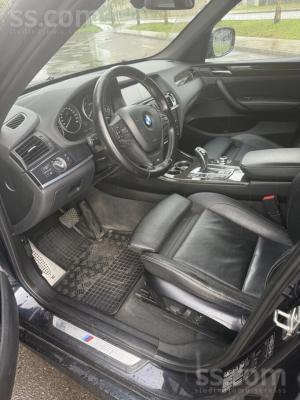 Melns BMW X3 2012 Valmiera, ar dzinēja tilpumu 3.00 L un nobraukumu 371 tūkst. km par 11850 €, foto 6 vietnē AUTOMOTO.COM.LV